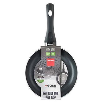 Metaltex SARTEN ALUMINIO +Easy 20 CMS, Detailed in The Description, Schwarz, 20 cm