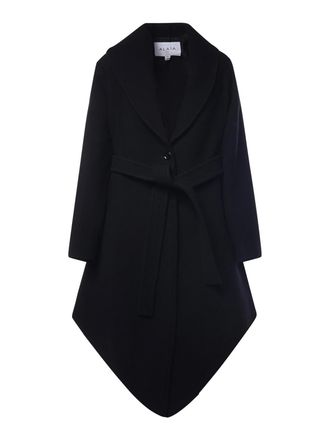 Alaia Manteau Au Genou - Noir
