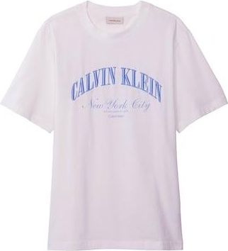 Calvin Klein T-shirt droit &agrave; logo en coton