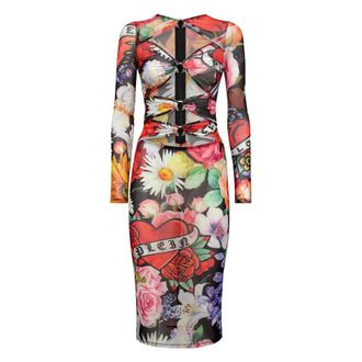 Philipp Plein Femme, Robes, Multicolore, Taille: 44 FR Evening Dress Love