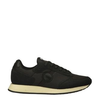 Colmar Homme, Chaussures, Noir, Taille: 45 EU Baskets Noires avec Dessus en Nylon Lisse