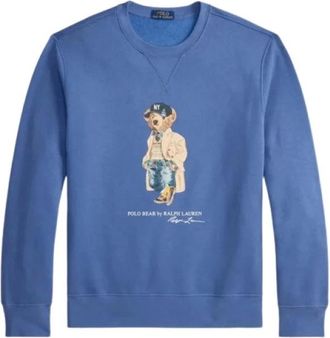 Ralph Lauren Homme, Sweatshirts et sweats &agrave; capuche, Bleu, Taille: L SweaT-shirt Polo Bear