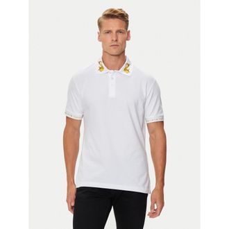 Versace Jeans Couture Poloshirt 76GAGT00 Wei&szlig; Regular Fit
