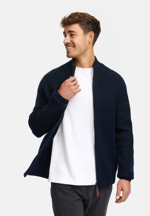 Indicode Strickjacke Herren INPeace Cardigan Herrenstrickjacke mit V-Ausschnitt und Knopfleiste
