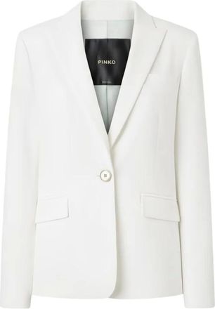 Pinko Pinko, Femme, Vestes, Blanc, Taille: 38 FR Blazers