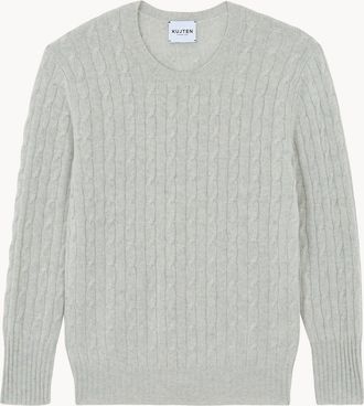 Kujten Pull cachemire col rond torsadé - Pull Tomi