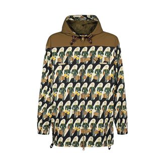 Gucci Gemusterte Kapuzenjacke mit Taschen - - Jackets - Herren - Mehrfarbig - 2XL