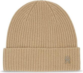 Tommy Hilfiger Mütze Cashmere Chic Beanie AW0AW15321 Beige
