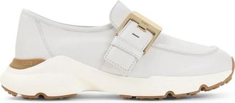 Tod's Tods Low-Top Sneaker - Chunky White Leather Sneakers With Distinctive Buc - Gr. 38,5 (EU) - in Wei&szlig; - f&uuml;r Damen