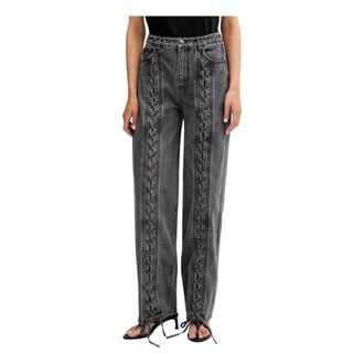 Rotate Gerades Jeans - - Jeans - Damen - Grau - W27