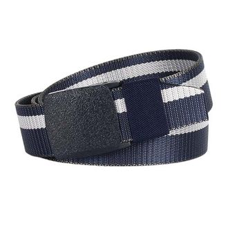Generico Ceinture avec boucle en nylon - Cnturon r&eacute;glable pour homme, design sans trous | Cnturon tissu de 49 pouces, ceinture de travail en nylon durable avec