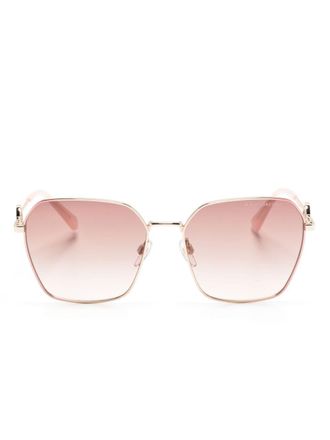 Marc Jacobs lunettes de soleil à monture géométrique - Or