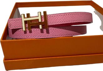 Herm&egrave;s Reversible Thin Belt