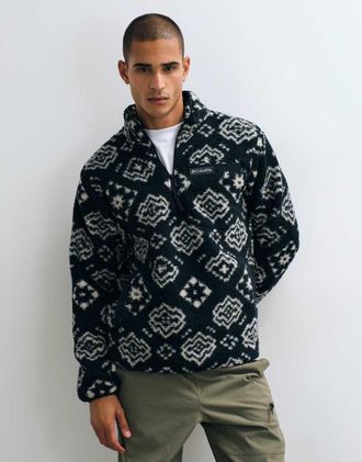 Columbia polaire zipp&eacute;e int&eacute;grale &agrave; poils longs Rugged Ridge noire