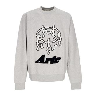 Arte Pixel Dancer Texture Crewneck Sweater - - Sweatshirts & Hoodies - Herren - Grau - XL