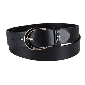 Tommy Hilfiger Ceinture en Jean Classique et décontractée, Black, L Femme
