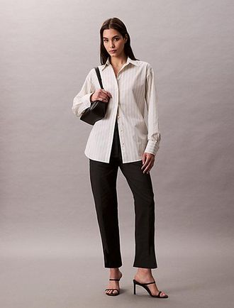 Calvin Klein Pantalon chino droit en coton extensible