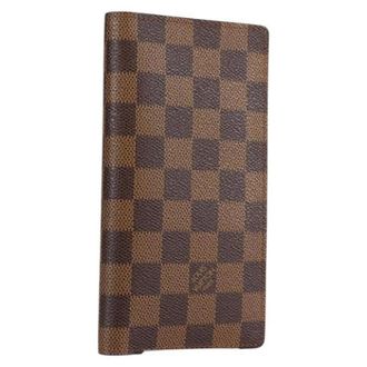 Louis Vuitton Portefeuille en toile Pre-owned - Femme - Pre-owned - Brun - Taille: ONE Size