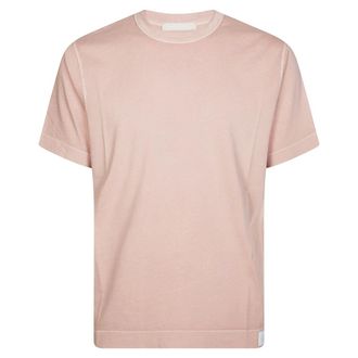 Daniele Fiesoli Homme, Tops, Rose, Taille: L T-Shirt GC Lavata Collo Montato