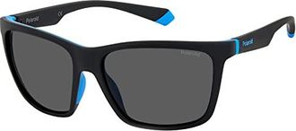 Polaroid Pld 2126/s OY4/M9 BLACK AZURE Sunglasses Mens Acetate, Standard, 58