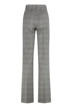 Sportmax Womens Tailored Wool Trousers Batun Black Virgin Trouser Suits