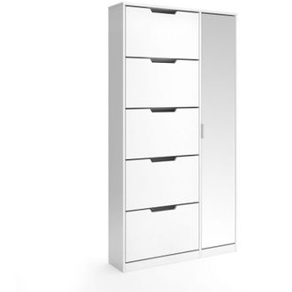 Vicco Meuble &agrave; chaussure Luca, Blanc, 22x169cm