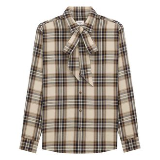 Saint Laurent Damen, Blusen & Hemden, Mehrfarbig, SGr&ouml;&szlig;e
