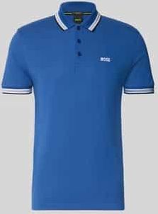 HUGO BOSS Regular Fit Poloshirt mit Label-Stitching Modell Paddy