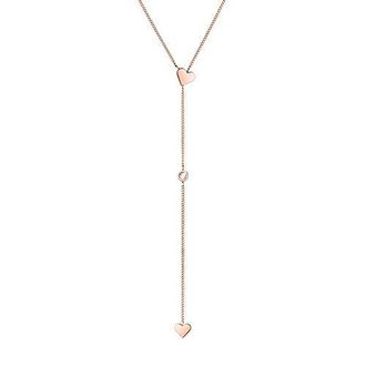 Tamaris TJ-0030-N-60 Collier pour femme en acier inoxydable, or rose