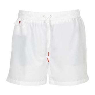 Kiton Homme, Shorts, Blanc, Taille: 3XL Swim Trunks Regular Solid