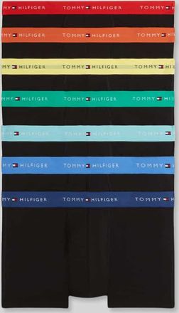 Tommy Hilfiger Regular Fit Trunks aus Baumwoll-Mix im 7er-Pack