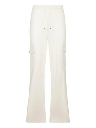 Liu Jo Cargohose mit elastischem Bund - Weiß