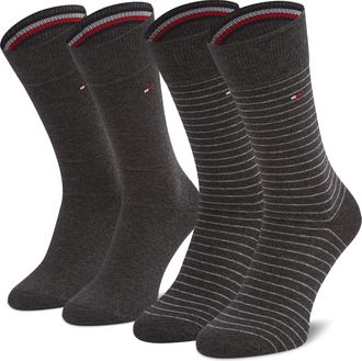 Tommy Hilfiger Lange Socken Tommy Hilfiger 100001496 Grau