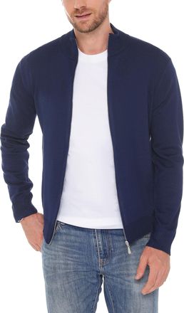 iClosam Strickjacken f&uuml;r Herren Winter Strick Pullover Langarm M&auml;nner Sweatjacke Men Sweater Blau L