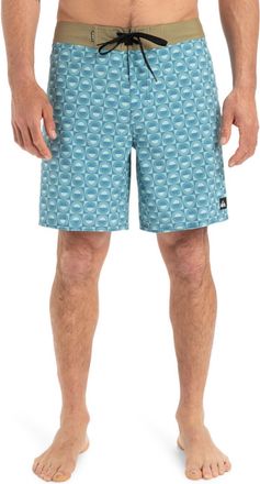 Quiksilver Herren SURFSILK Straight Leg 18 Boardshort, Florever Aquifer-Bgw6, 33W