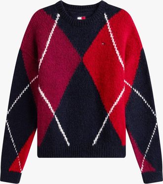 Tommy Hilfiger Pull imprim&eacute; &agrave; losanges