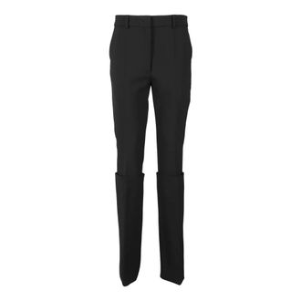 Sportmax Schwarze Holiday Hose mit Slim Fit - - Trousers - Damen - Schwarzk - S