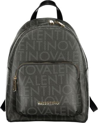 Mario Valentino Mario Valentino Schwarzer Polyurethan Damen Rucksack