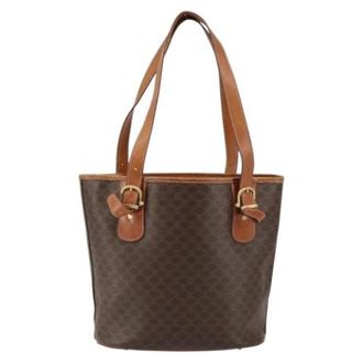 Celine Pre-owned Vintage Macadam Tote bag - Femme - Pre-owned - Brun - Taille: ONE Size