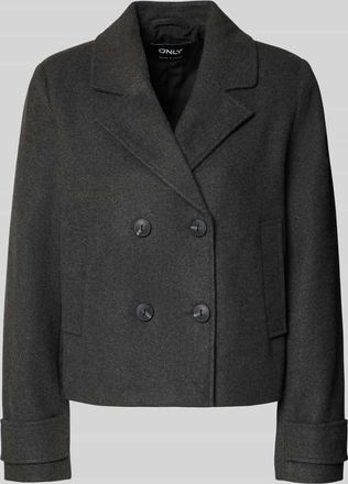 Only Regular Fit Kurzmantel mit Fly-Away-Kragen Modell FREJA
