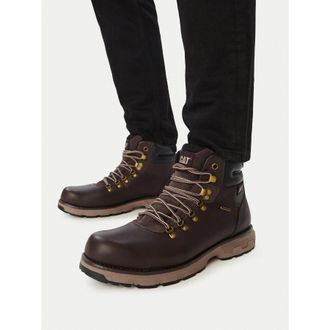 CAT Schn&uuml;rstiefeletten CAT Footwear Pursue HIker Wp P726852 Dunkelbraun