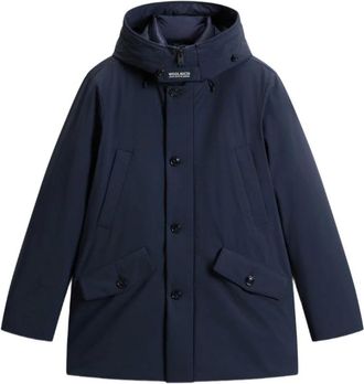 Woolrich Parka en duvet - Homme - Manteaux - Bleu - Taille: L