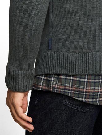 Tom Tailor Strickpullover mit Rundhals / Baumwolle