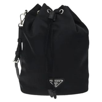 Prada Pre-owned Nylon sacs-prada - Femme - Pre-owned - Noir - Taille: ONE Size