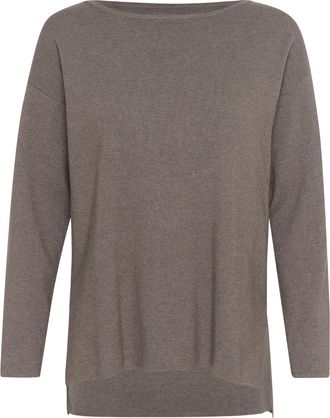 Part Two Part Two Damen Klarrapw Female Relaxed Fit Long Sleeve Pullover, Mink Melange, Medium