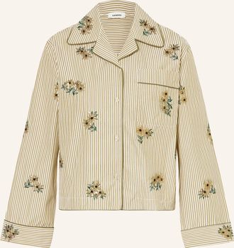 Sandro Sandro Bluse Mit Pailletten gruen