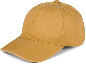 styleBREAKER Unisex Baseball Cap Vintage Look verstellbar 6-Panel Cappy in Washed Optik mit gebogenem Schirm Baumwolle Retro Cap Damen und Herren, Farbe:Camel