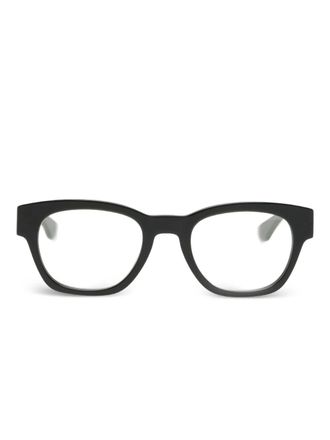 Alexander McQueen Eyewear lunettes de vue &agrave; monture carr&eacute;e - Vert