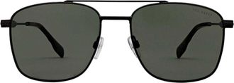 Ted Baker Chase Rechteckig-Sonnenbrille, Metall (Metallisches Blaugrau)