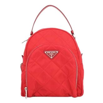 Prada Pre-owned Vintage Backpack - Femme - Pre-owned - Rouge - Taille: ONE Size